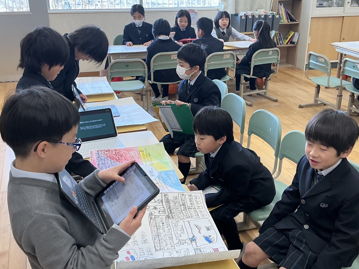 【探究レポート】2年生 WONDER Time発表会に向けて | 就実小学校 - グローバル社会を豊かに生きる